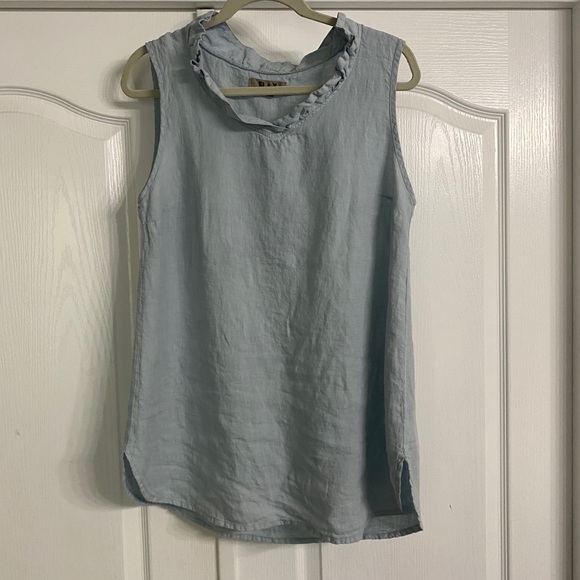 Flax | Tops | Flax Sleeveless Linen Tunic | Poshmark